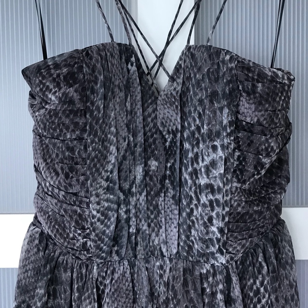 Snake Print Corset Dress - Gem
